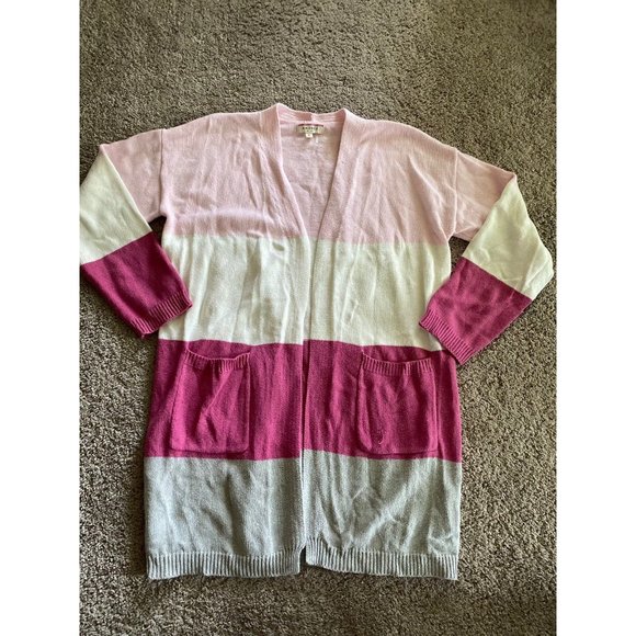 Andree | Sweaters | Andree By Unit Womens Small Color Block Cardigan ...